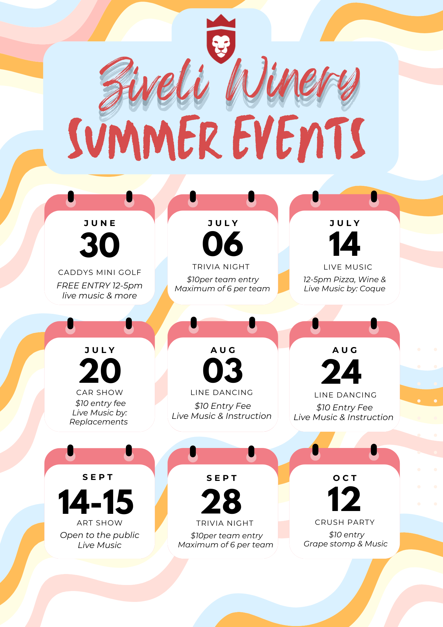 Winery Events – Ziveli Winery